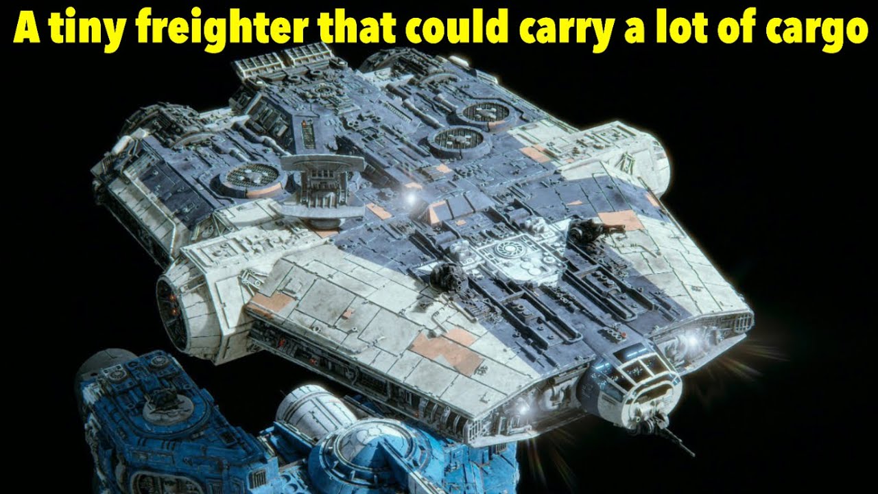 The CG-44B light freighter | it carried twice the amount of cargo that ...