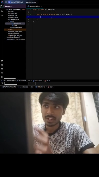How to print "Hello World" by java || #java - YouTube
