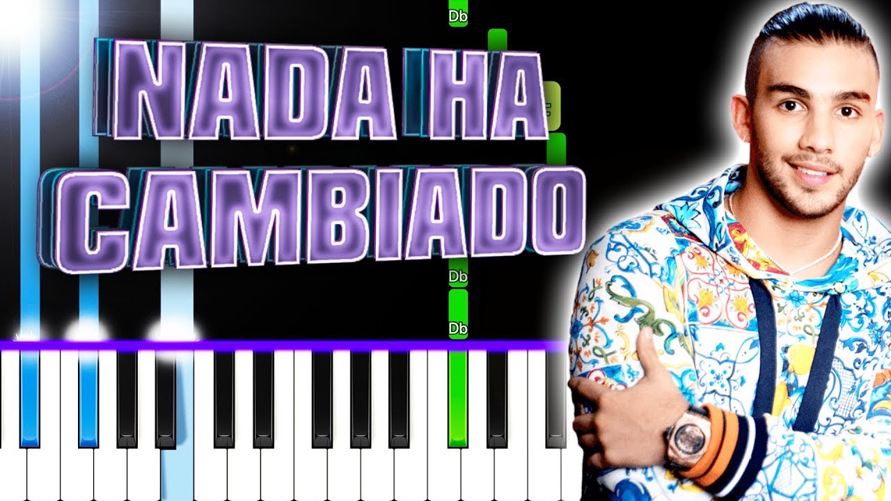 Manuel Turizo - Nada Ha Cambiado (Piano Tutorial) By MUSICHELP - YouTube