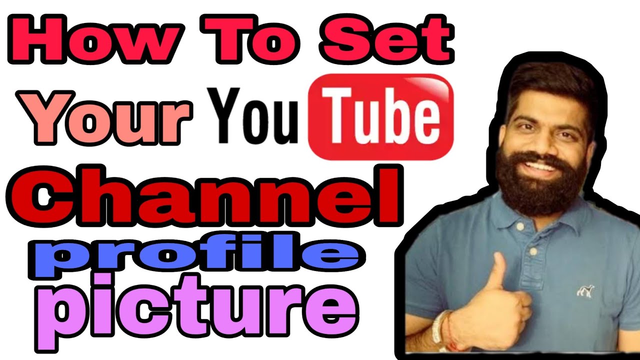 how to set youtube profile pic || by Technology family - YouTube
