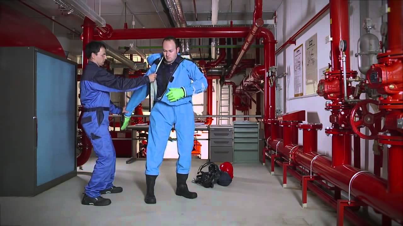 Dräger CPS 7800 Combinezon de protectie chimica - Imbracare rapida si ...