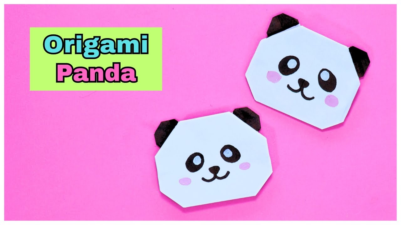 Origami Panda Paper Craft Tutorial - YouTube