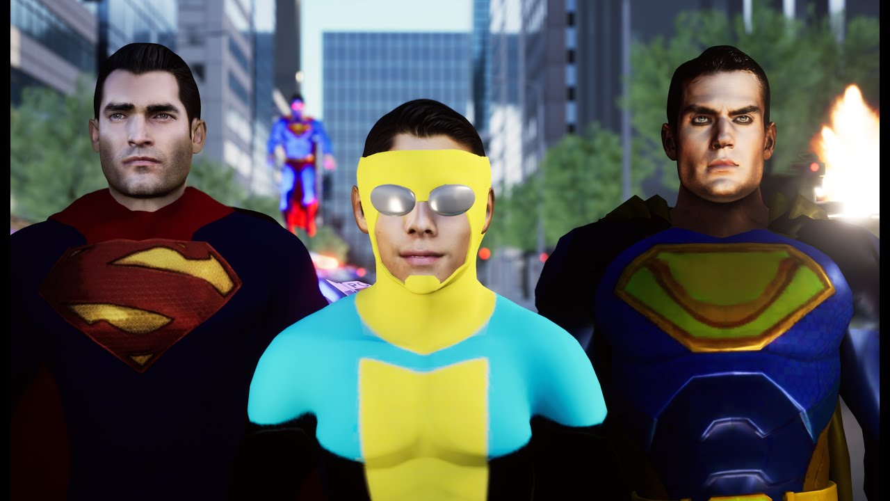 Ultraman Vs Superman and Invincible | Epic battle | Animation - YouTube