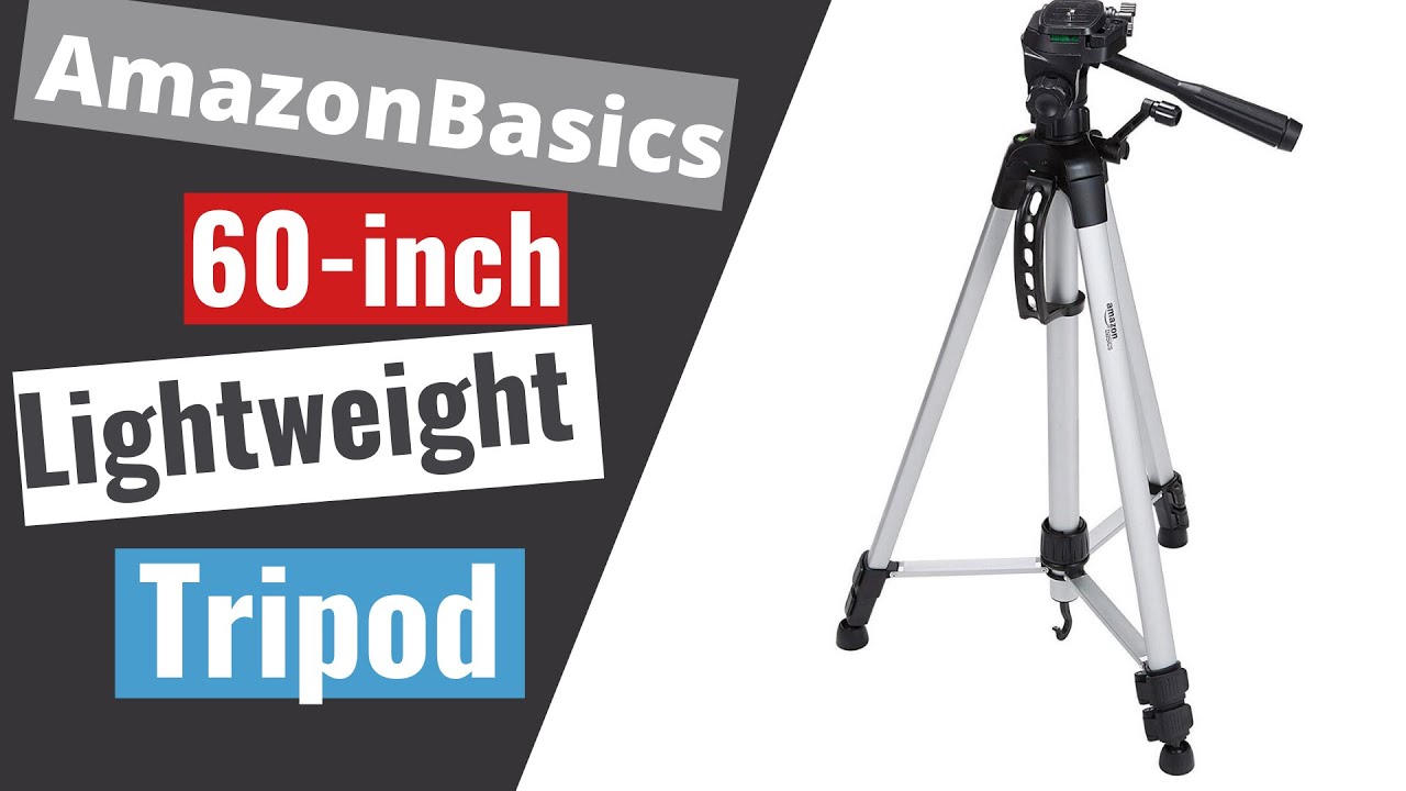 AmazonBasics 60 inch Lightweight Camera Tripod UNBOXING and REVIEW ...
