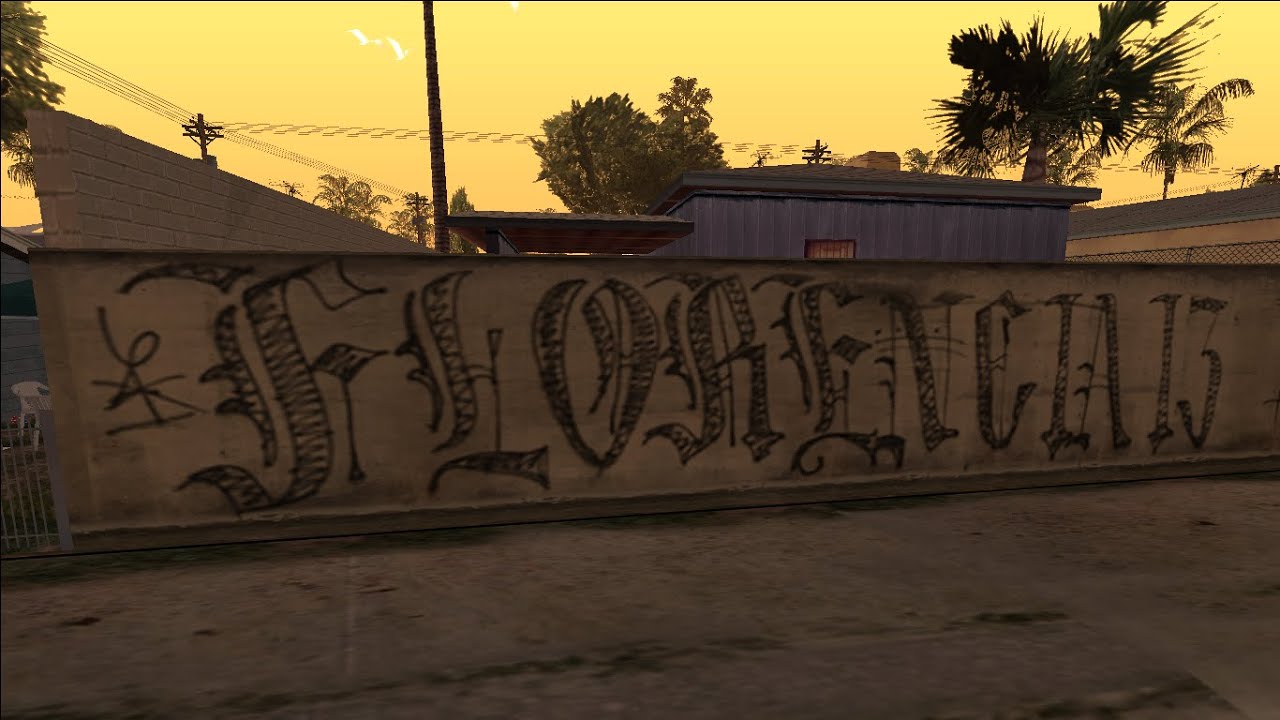 Gang Graffiti / Graffitis De Pandillas GTA San Andreas - YouTube