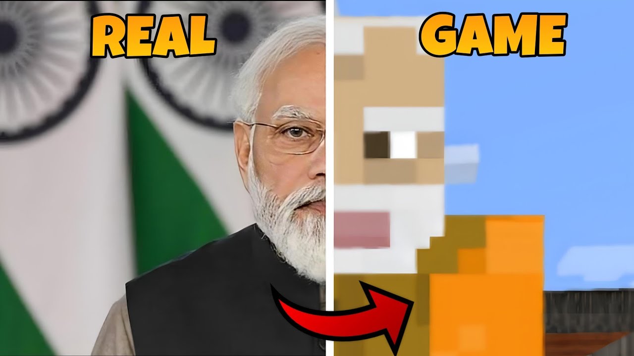I Became MODI JI In MINECRAFT ! Politics In MINECRAFT - YouTube