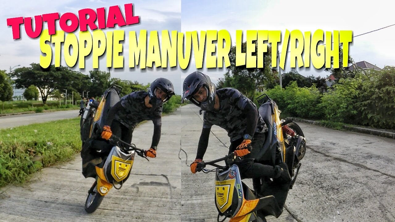 TUTORIAL STOPPIE MANUVER LEFT/RIGHT #STOPPIE #TUTORIAL #STUNTRIDER ...