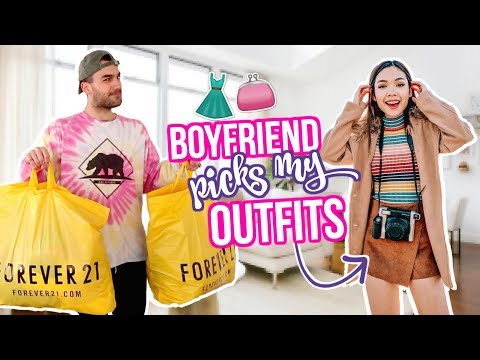 Boyfriend Buys Girlfriend Outfits! Shopping Challenge 2018!