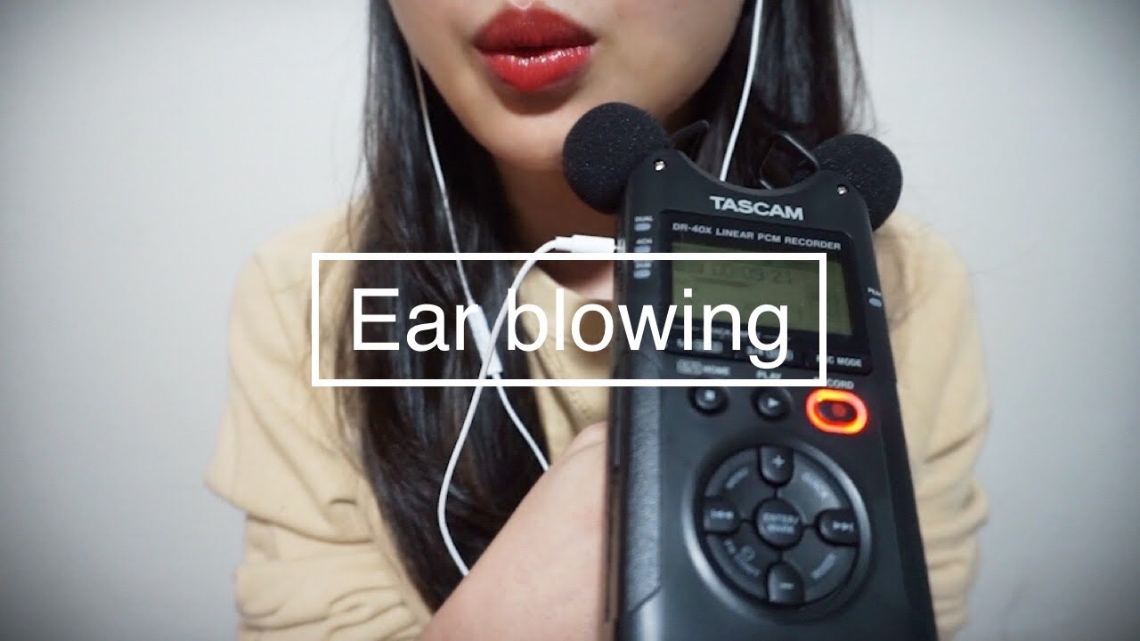 [Eng] 마음이 편해지는 이어블로잉 asmr | relaxing ear blowing asmr - YouTube