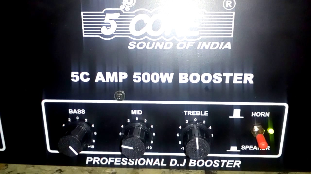 5 Core 500 WATT AMP - YouTube