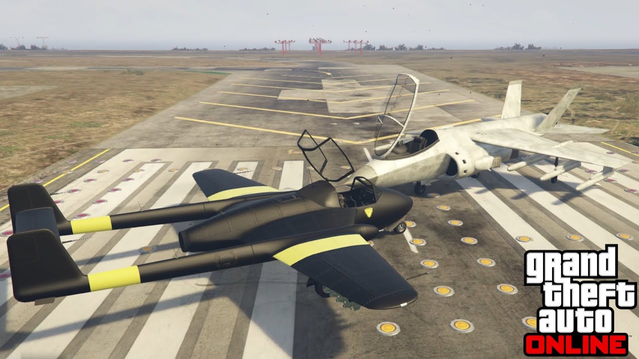 Hydra vtol mode vs Hydra normal mode vs Pyro gta online - YouTube