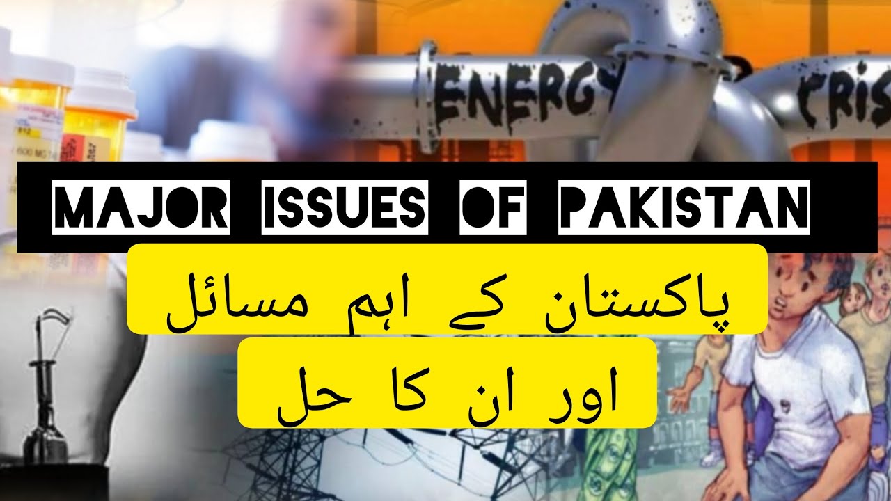 Major issues of Pakistan and their solutions|Easy|For B.S level||By ...