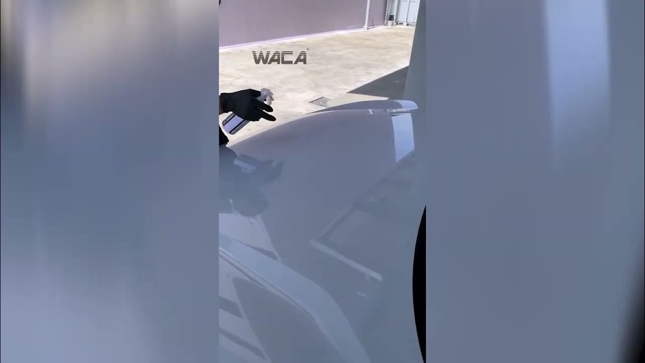 WACA เคลือบเงา เคลือบเซรามิก #W91 ทำให้รถเงางามไม่กัดสีรถ - YouTube