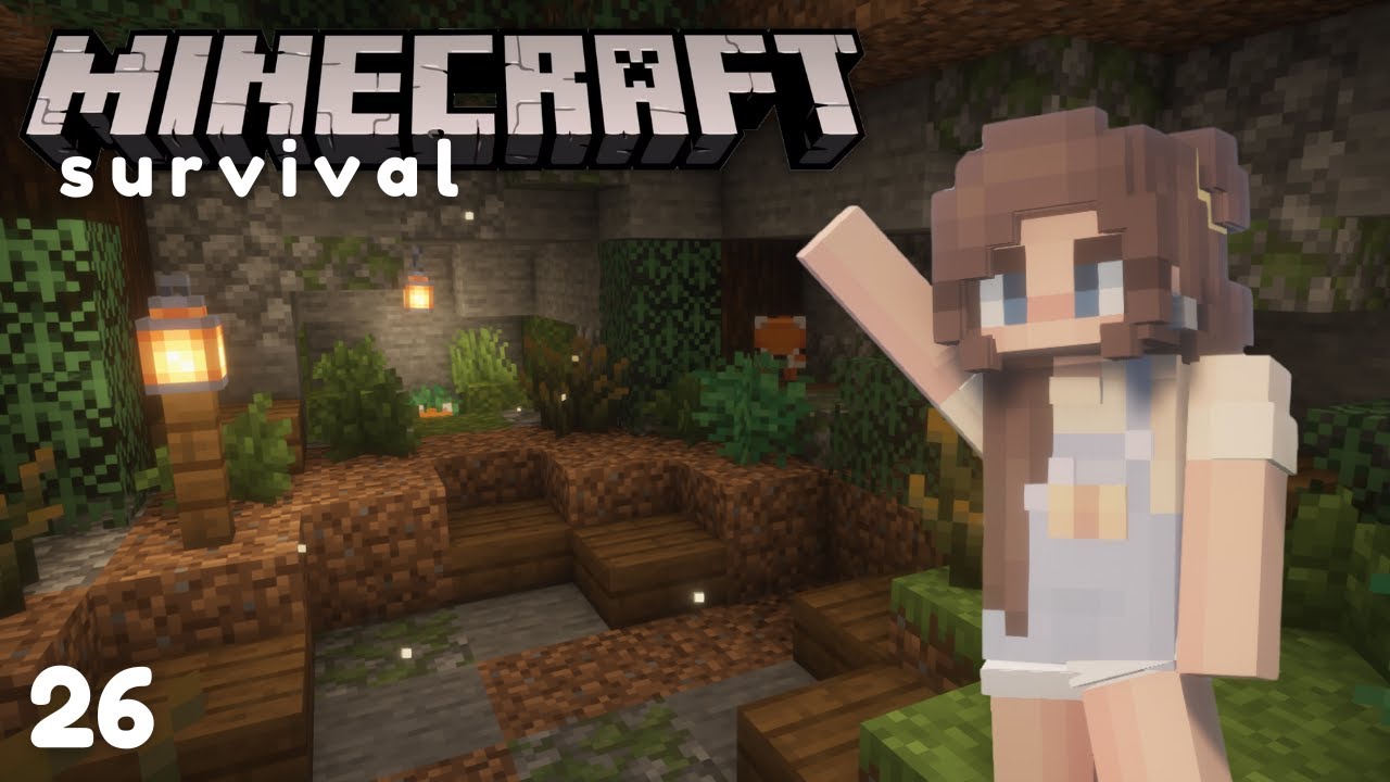 building a fox den | Minecraft Survival Ep. 26 - YouTube