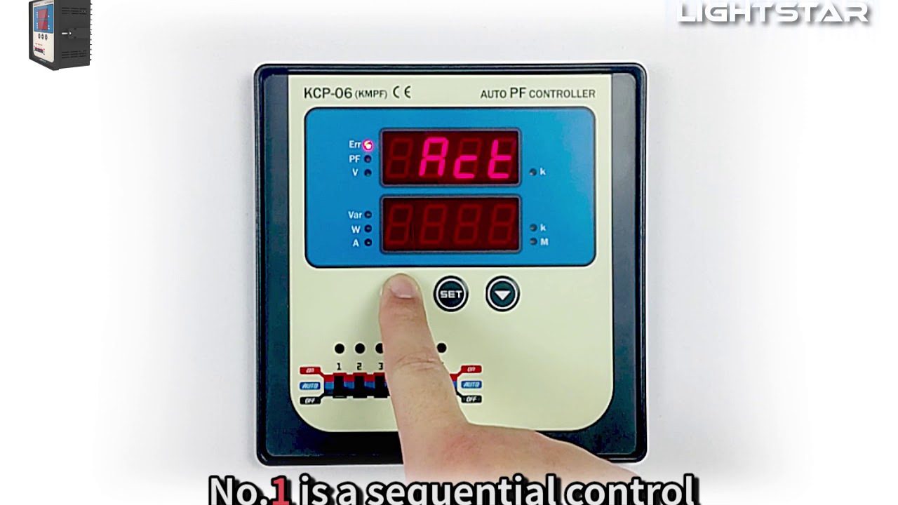 Power Factor controller - LIGHTSTAR E01 - YouTube