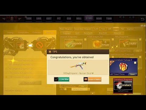 MAT2 Free Emperor - Vulcan (Sub Machine Gun) 8.5Star - YouTube