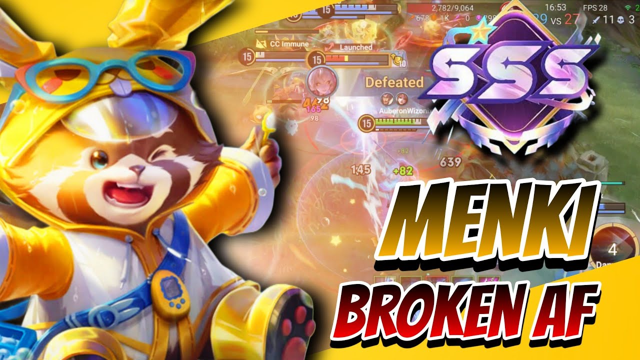 Menki is the Real GOAT | Stars Farmer with SSS | Menki Tanky Build ...