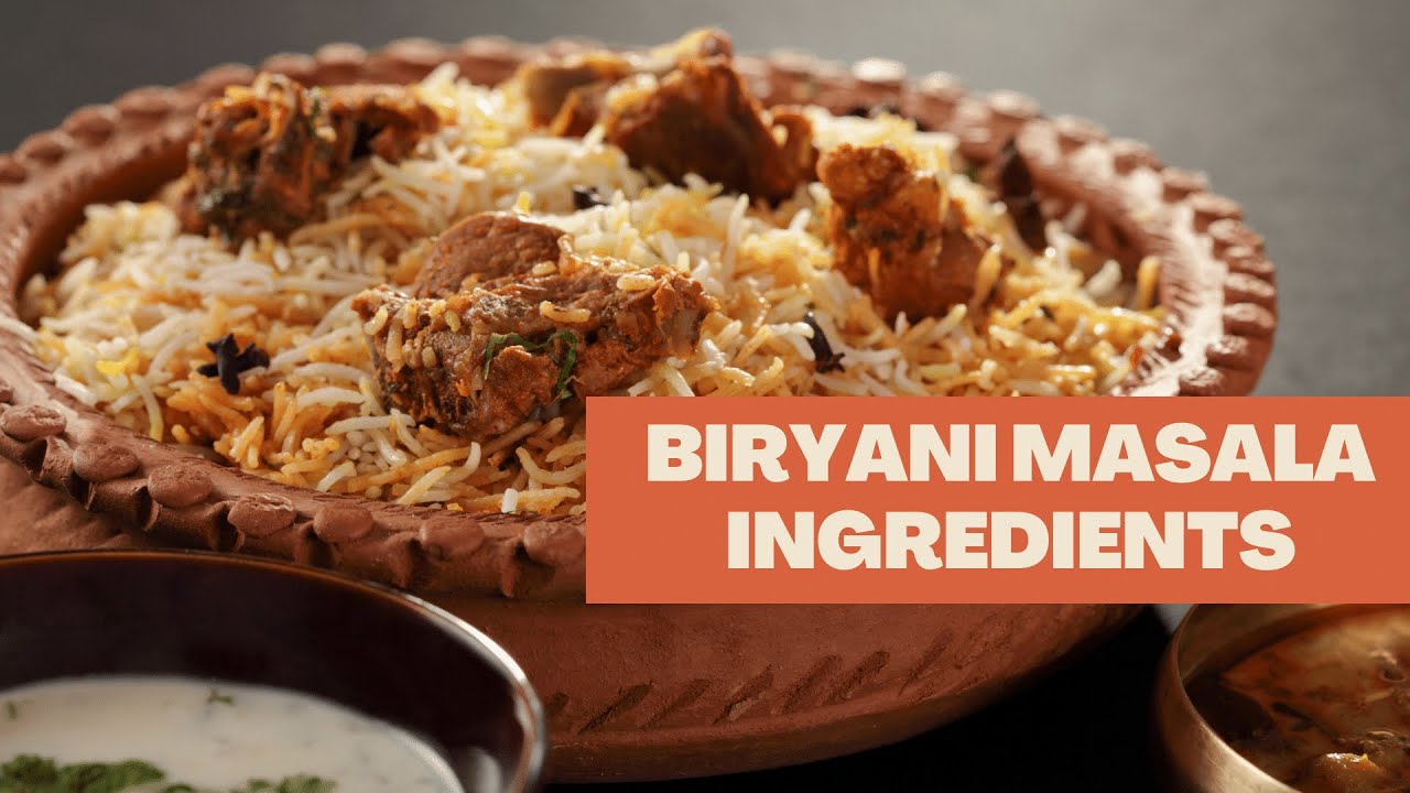 Biryani Masala Ingredients for Biryani Chefs - YouTube