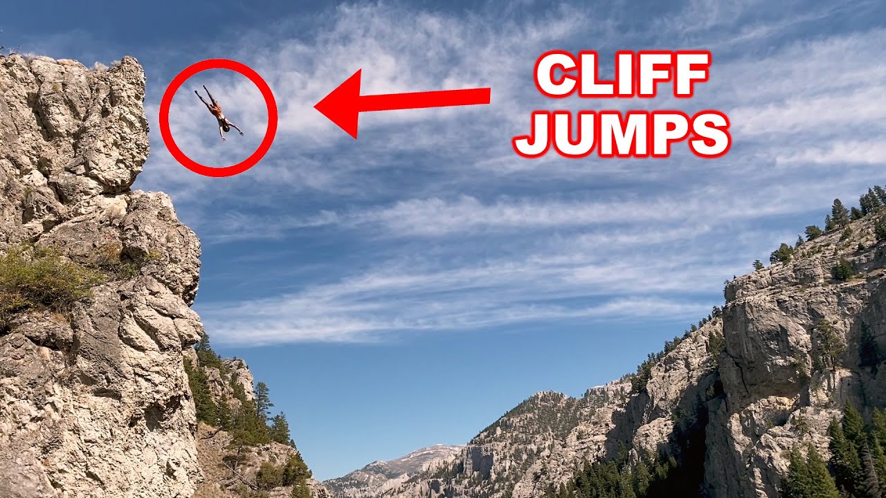 Insane Canyon Cliff Jumps!!! - YouTube