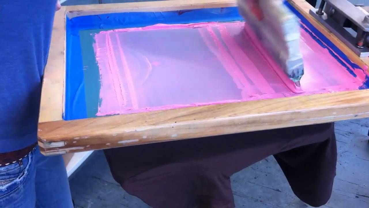Screen Printing Compilation- June 2011 - YouTube