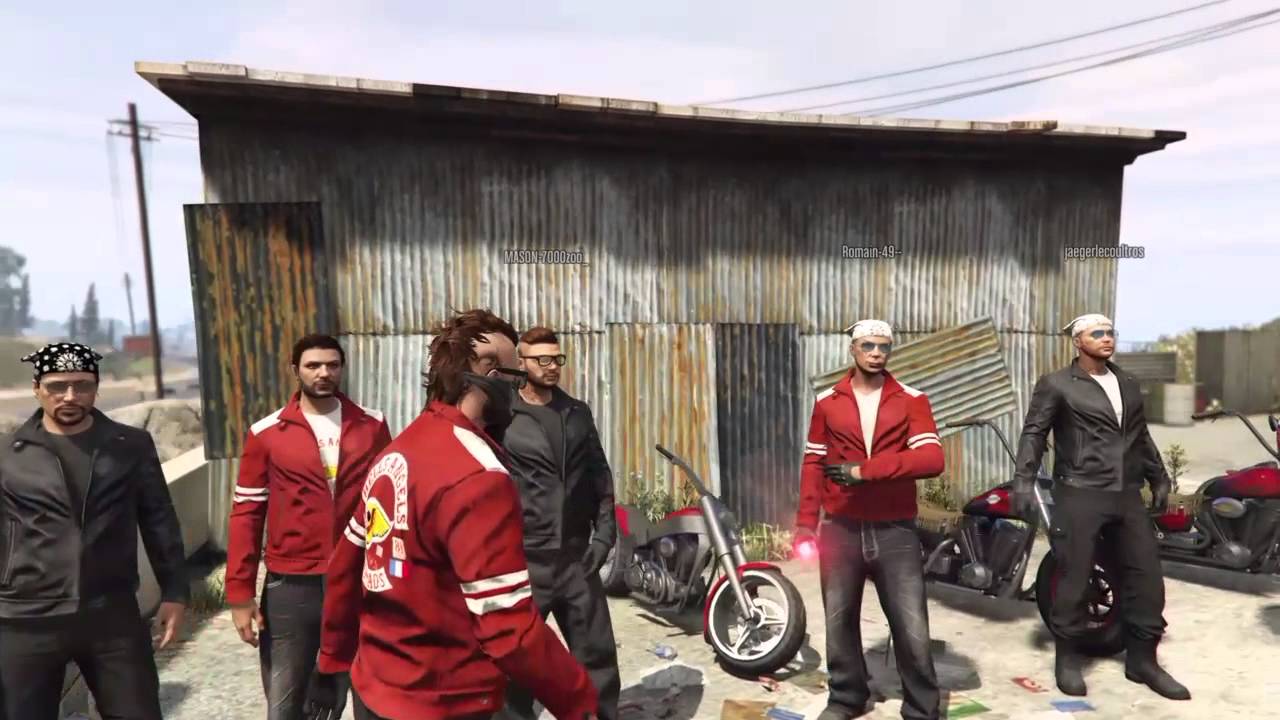 Hells Angels Nomads France Gta5 Ps4 Youtube