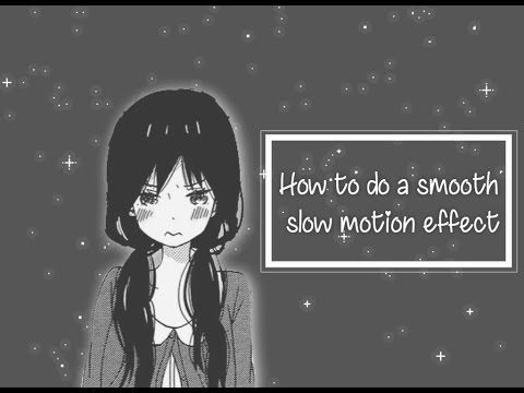 How to get a smooth slow motion effect - YouTube