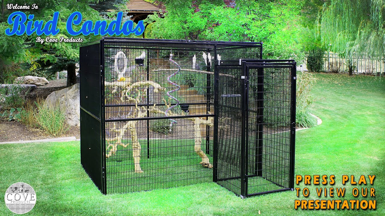 Rectangle Bird Aviaries - YouTube