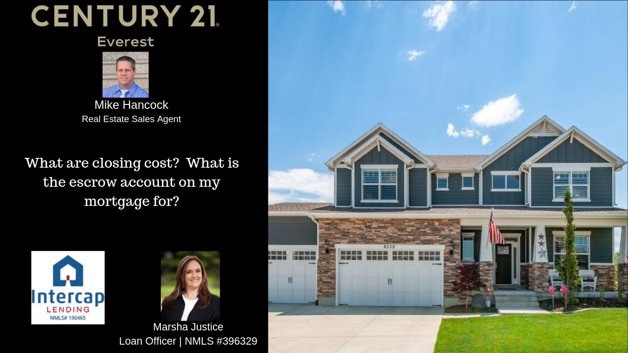 What are closing cost and why do I have an escrow account - YouTube