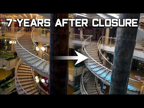 Inside the largest abandoned shopping mall in Europe (7 YEARS AFTER CLOSURE)