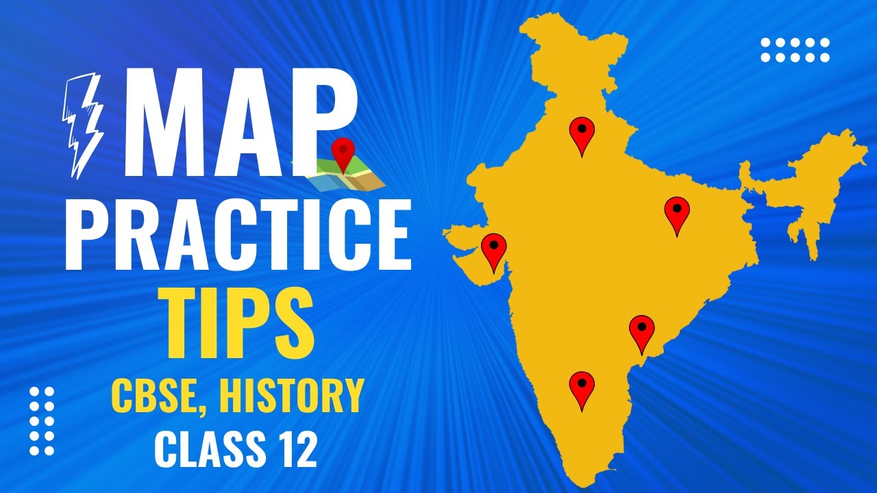 Map Practice | Class 12 | CBSE | NCERT | History - YouTube