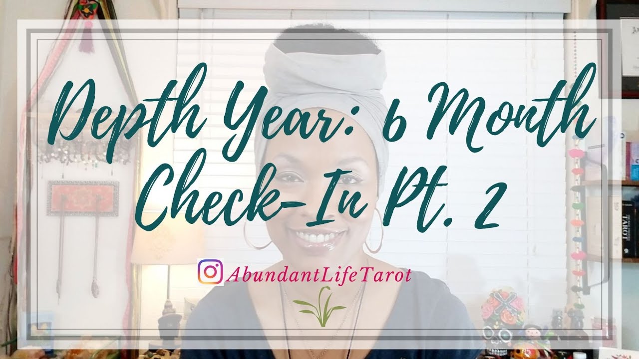 Depth Year: 6 Month Check-in Part 2: The Analysis - YouTube