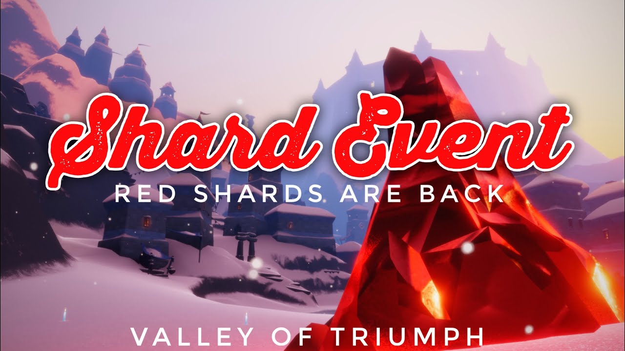 Red Shard Event in the Village | Valley of Triumph | sky children of ...
