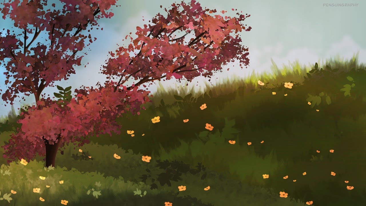 How To Draw Tree | Procreate Tutorial For Beginners - YouTube