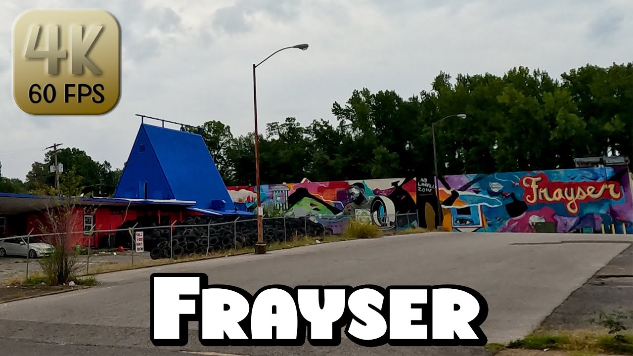 Driving Around Memphis, Tennessee Frayser Neighborhood in 4k Video ...