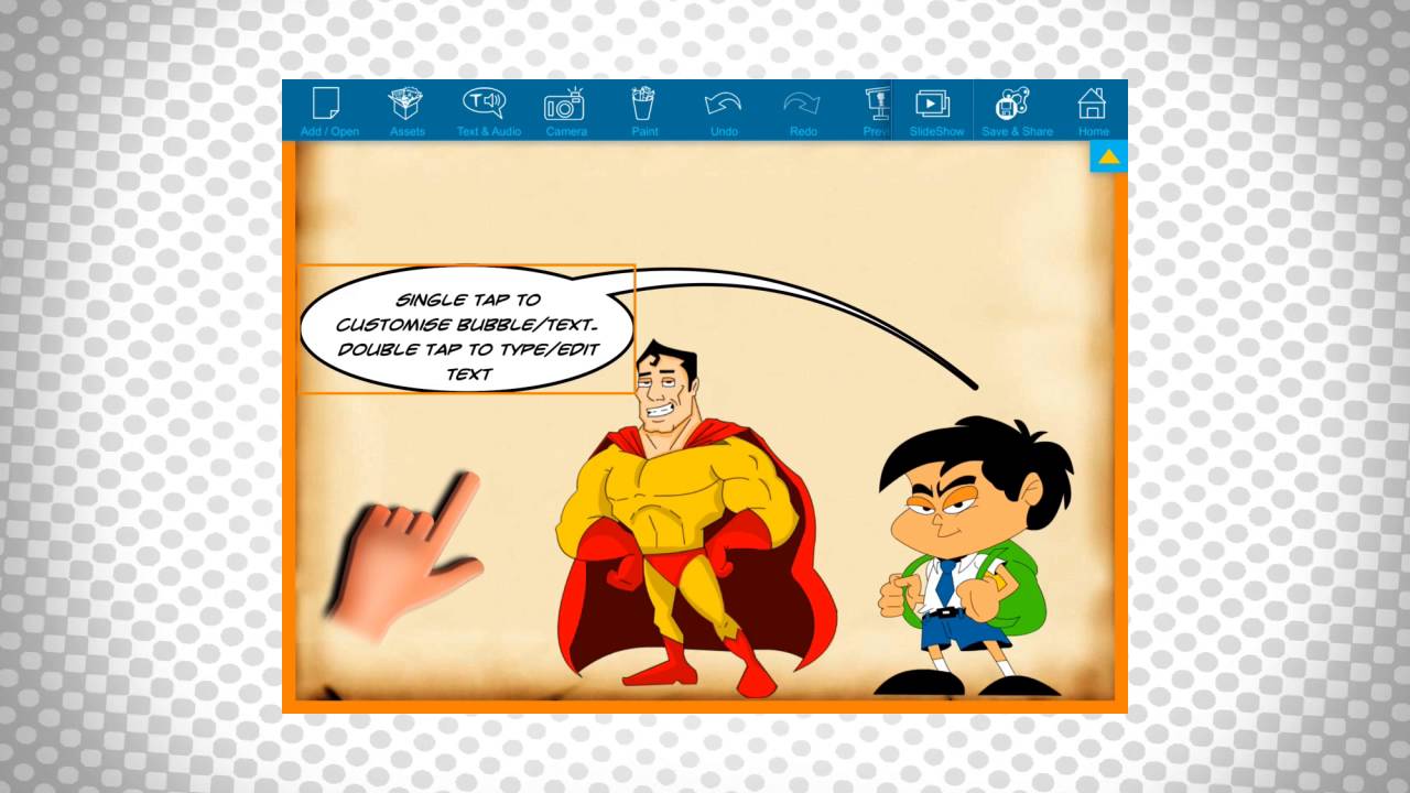 Comics Head V3.1 for iPad - Make your own comics! - YouTube