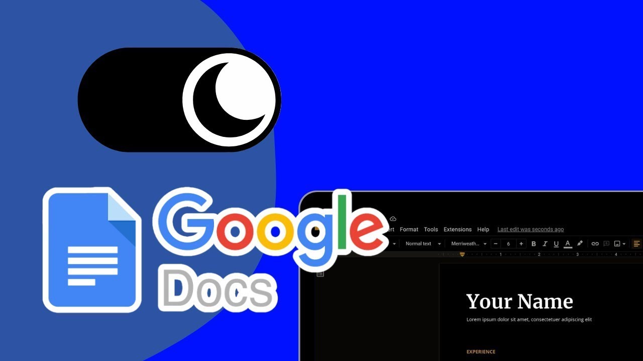 How To Use Dark Mode In Google Docs - YouTube