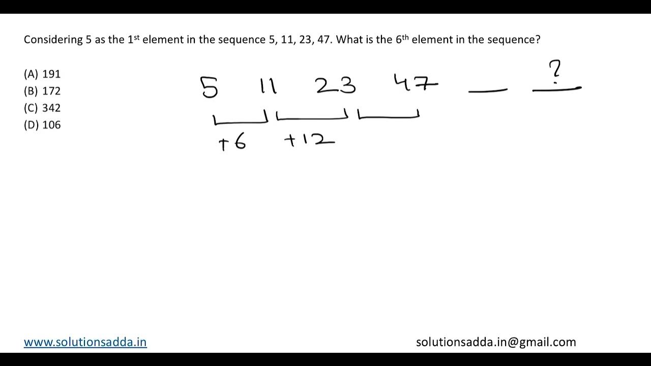 NIC-NIELIT STA 2020 | REASONING | NUMBER SERIES | NIC TEST SERIES ...