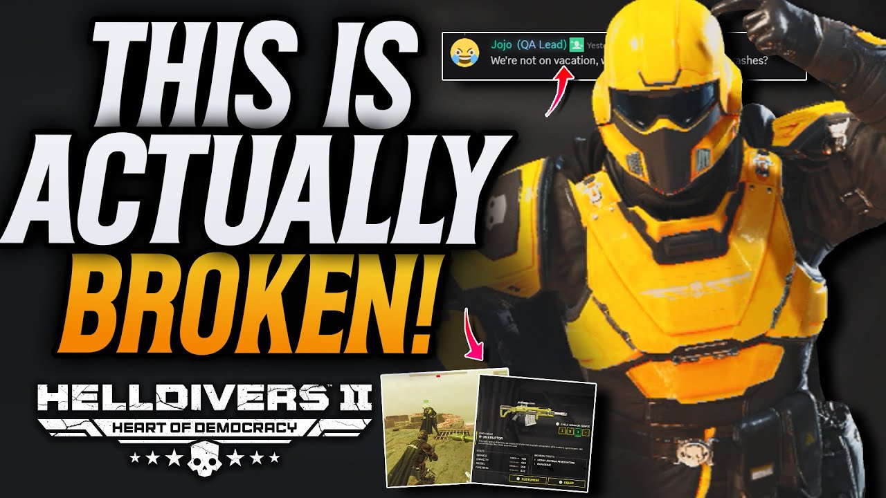 Helldivers 2 This Is Unusable! This Is So Broken & No Fix?! - YouTube