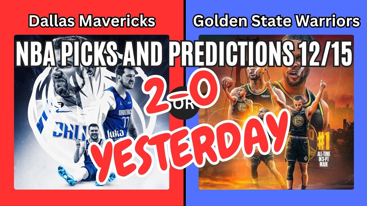 FREE NBA Picks Today 12/15/24 NBA Picks and Predictions - Sunday NBA ...