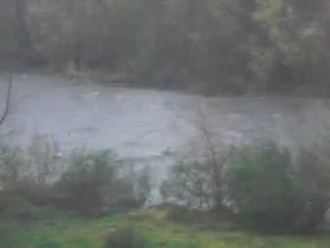 Heavy Rain & the Santa Ana River Jan.18th 2010 - YouTube
