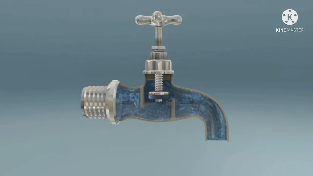 mechanism of water tap. - YouTube
