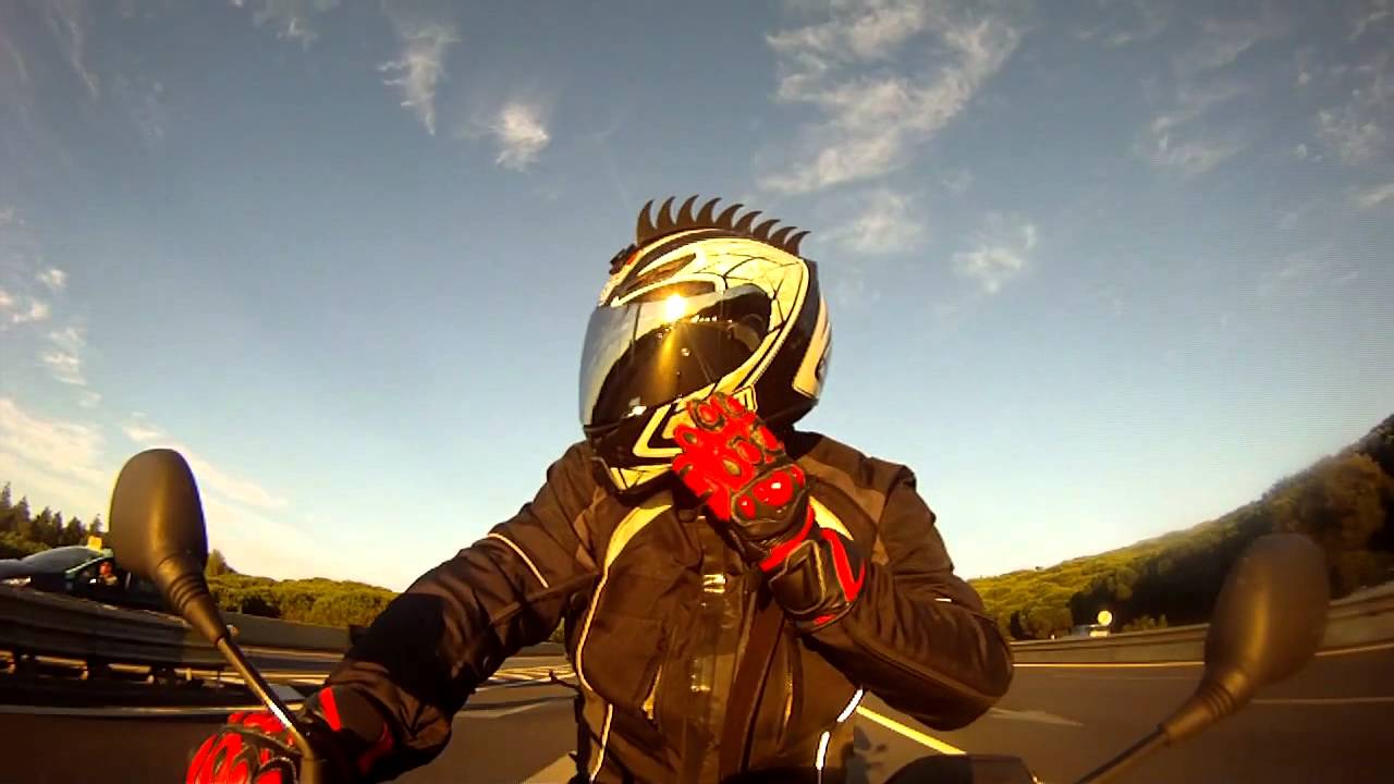 My old helmet - the AGV S4-SV. - YouTube