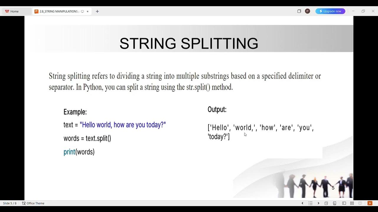 2 8 STRING MANIPULATIONS - YouTube