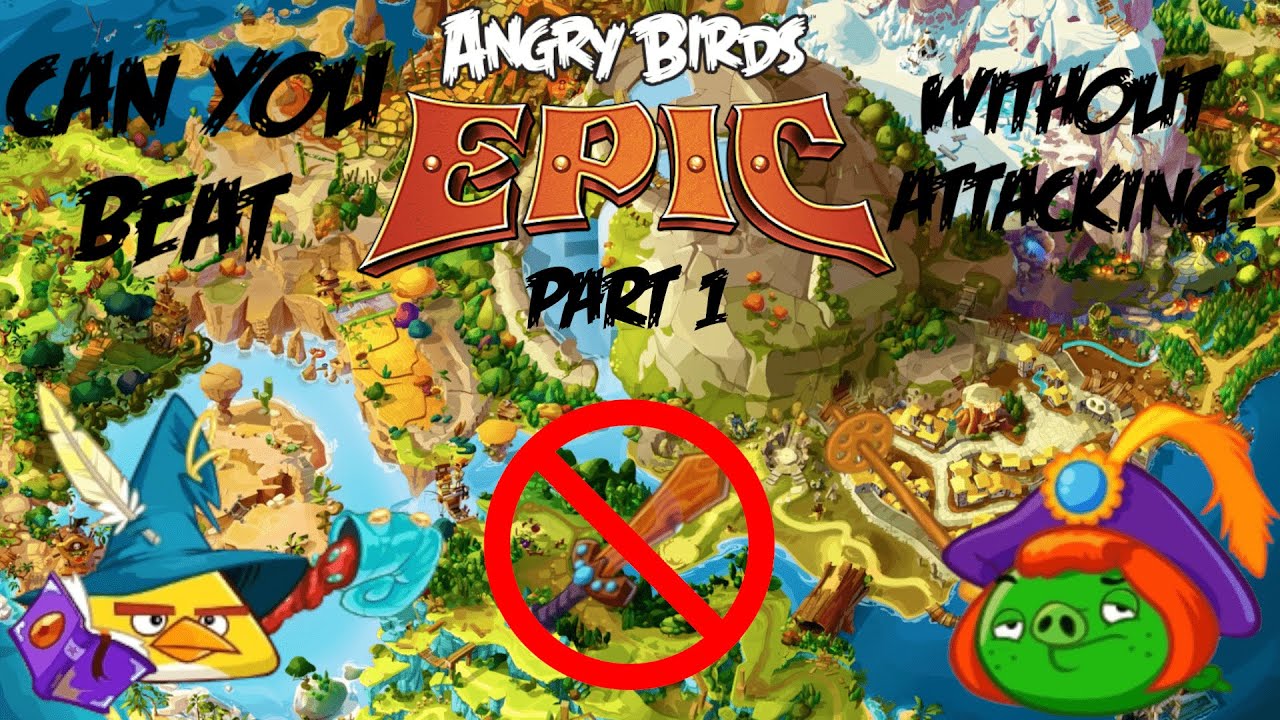 Can you beat Angry Birds Epic without attacking? (Part 1) - YouTube