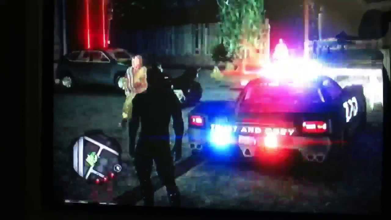 Saints row 4 police car - YouTube