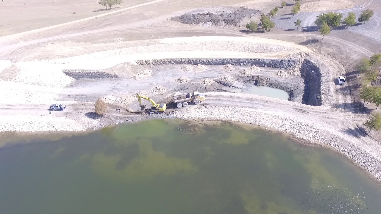 Pre breaking of Lagoon Dam Part 1 10 17 19 - YouTube