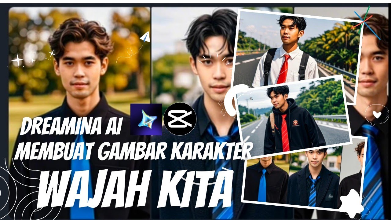 ASLI MIRIP!! Cara membuat gambar karakter wajah kita dengan teknologi ...