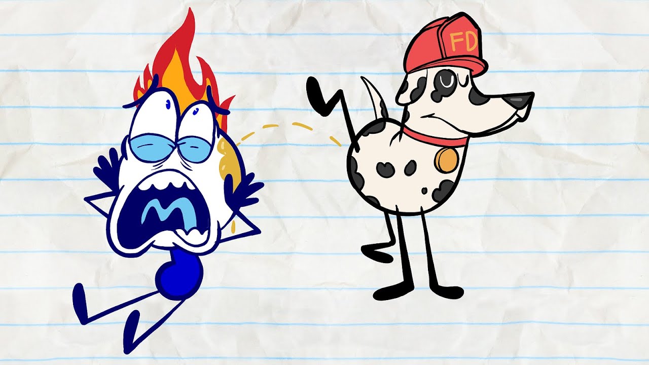 A Dramatic Burn Of Events | Pencilmation Cartoons! - YouTube