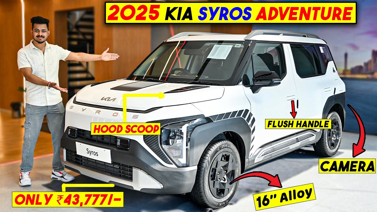 ₹9.99L में Kia की Defender🔥2025 Kia Syros HTK O | Kia Syros Second Base ...