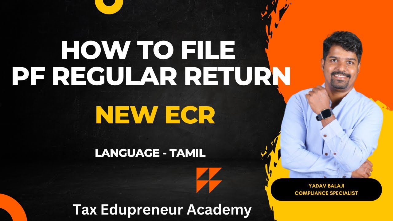 PF Regular Return Under New ECR – Complete Practical Demo - YouTube
